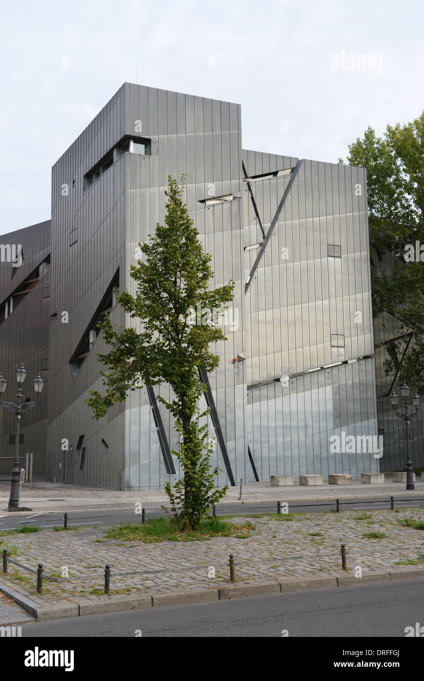 Jewish Museum in Berlin by architect Daniel Libeskind, Germany Stock ...