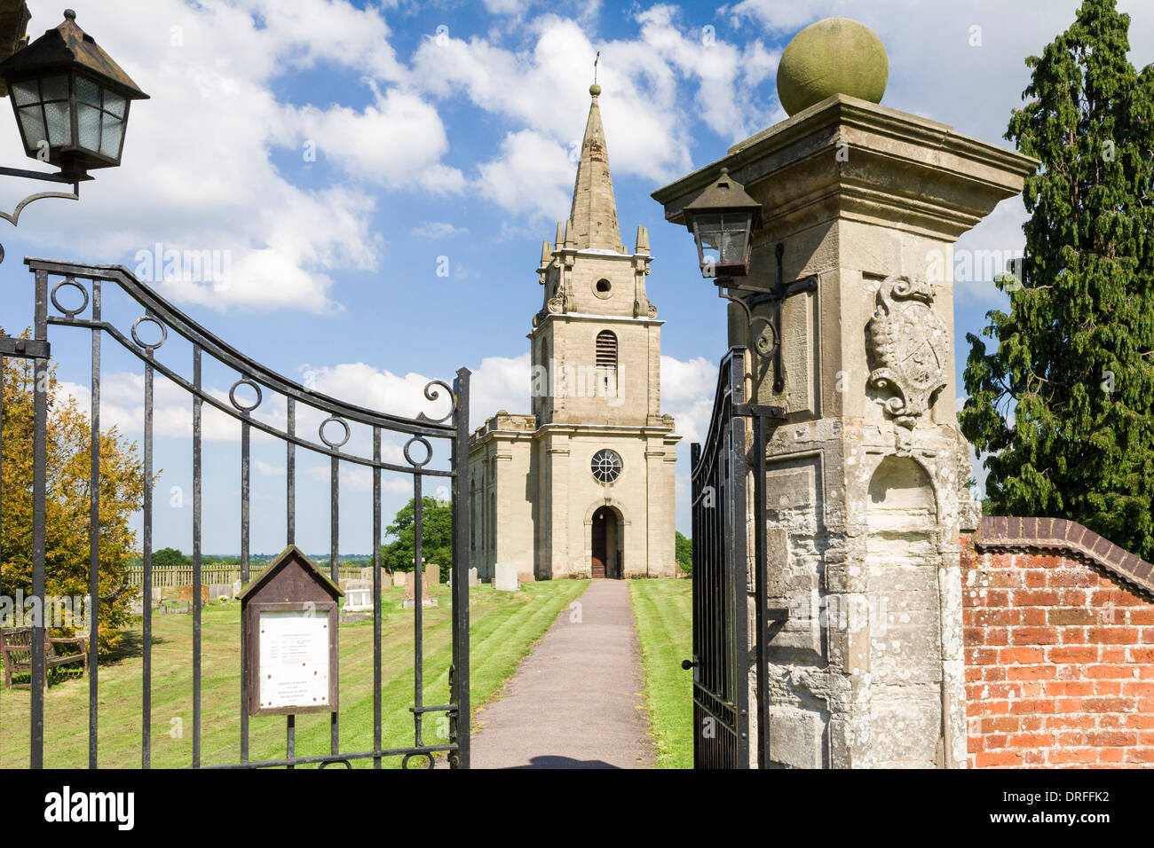 the Church of St. John the Baptist in Honiley Warwickshire England UK ...