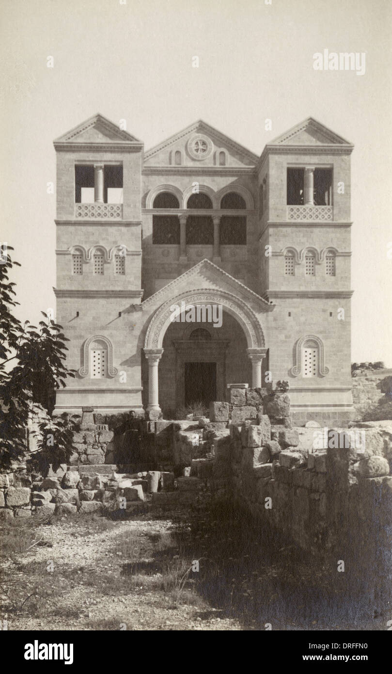 Israel - Church on Mount Tabor Stock Photo - Alamy