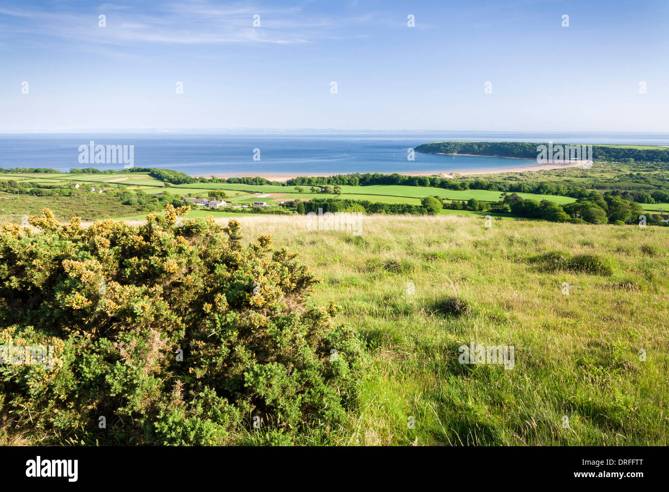 Oxwich Bay Gower Peninsula Wales UK Stock Photo - Alamy