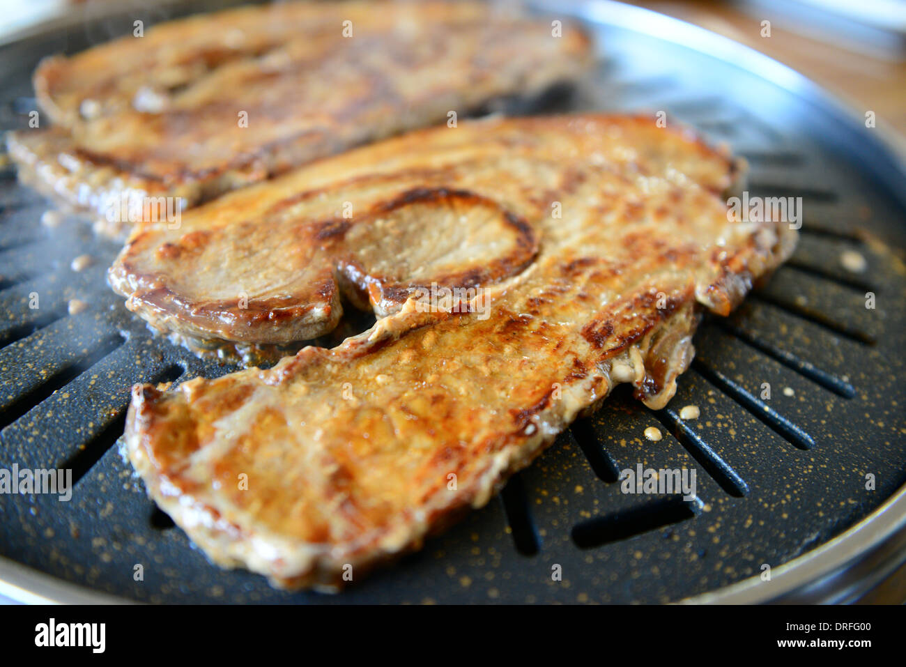 Korean beef restaurant hi-res stock photography and images - Alamy