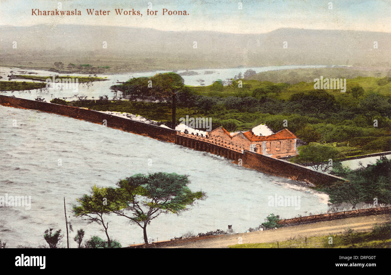 Pune, India - Khadakwasla Water Works Stock Photo - Alamy