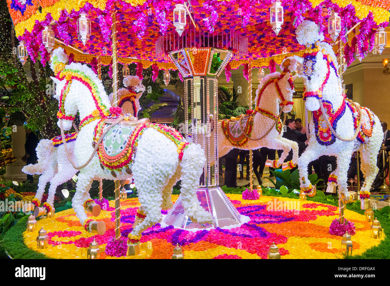 Flowers Installation Wynn Hotel Casino High Resolution Stock ...
