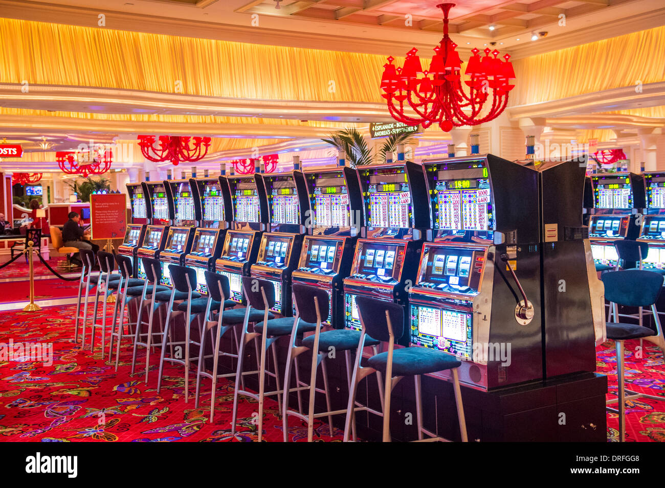The interior of Wynn Hotel and casino in Las Vegas Stock Photo - Alamy