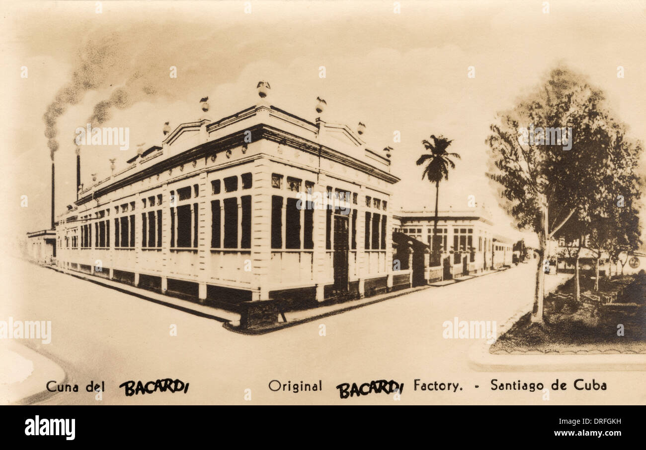 Cuba - Original Bacardi Factory, Santiago de Cuba Stock Photo - Alamy