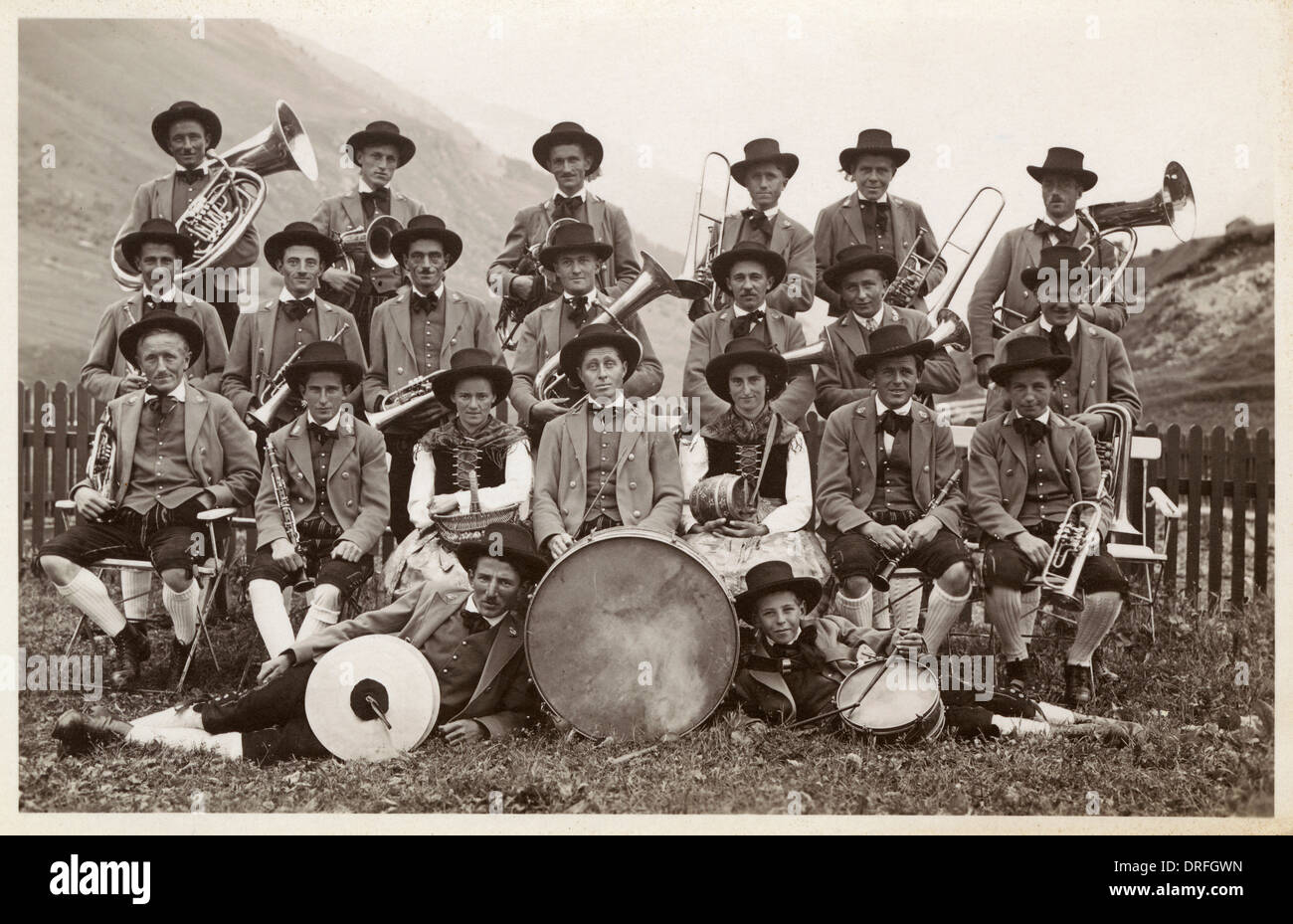 Austrian Brass Band Stock Photo - Alamy