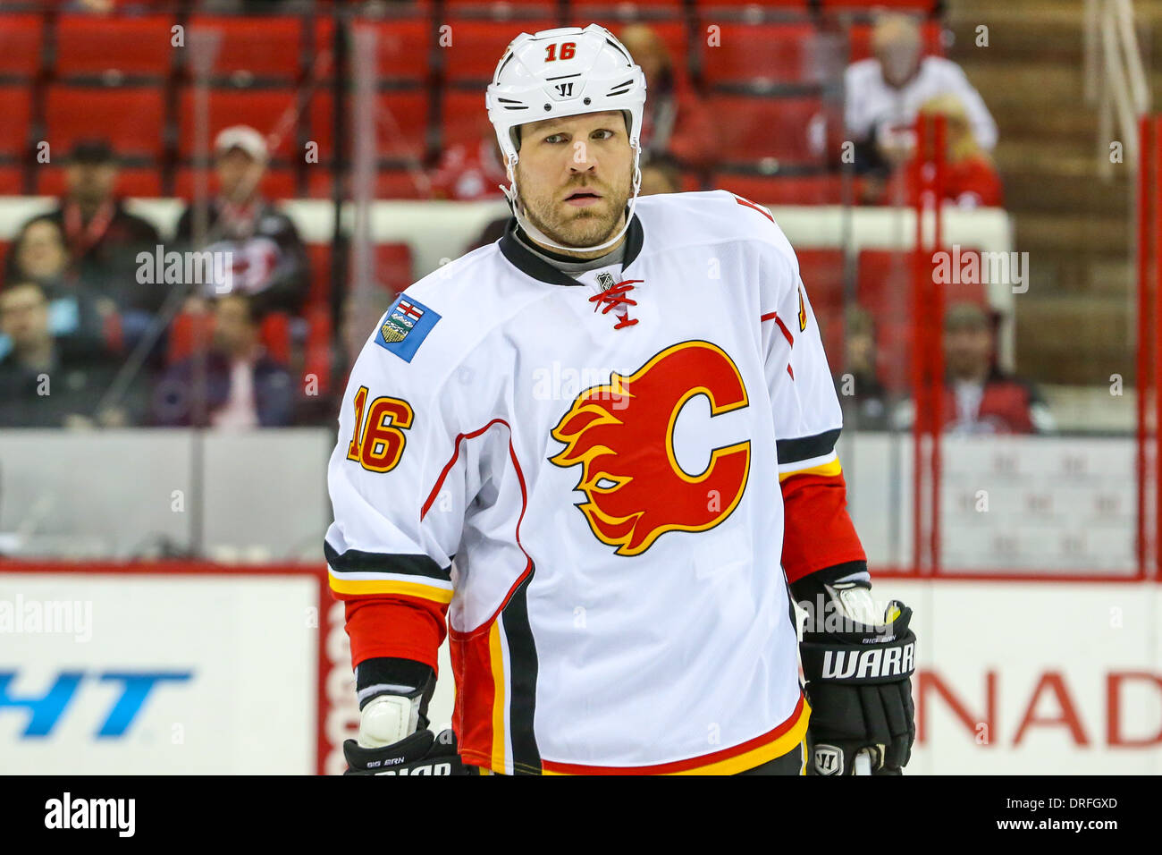 Calgary Flames right wing Brian McGrattan Stock Photo - Alamy