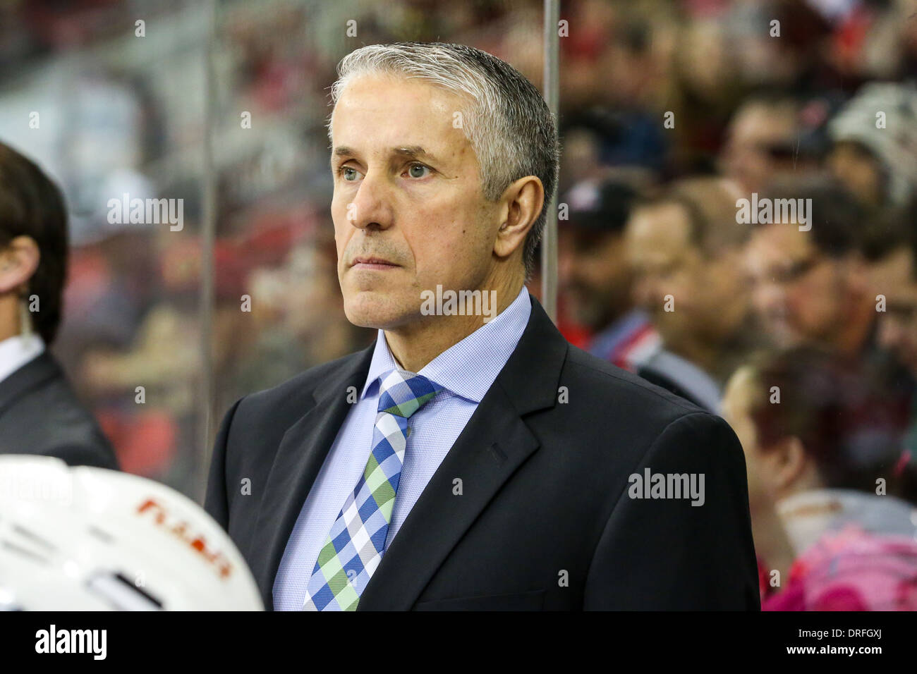 Calgary Flames head coach Bob Hartley Stock Photo - Alamy