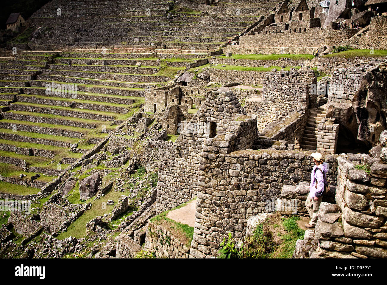 Inca houses machu picchu sacred High Resolution Stock Photography and ...