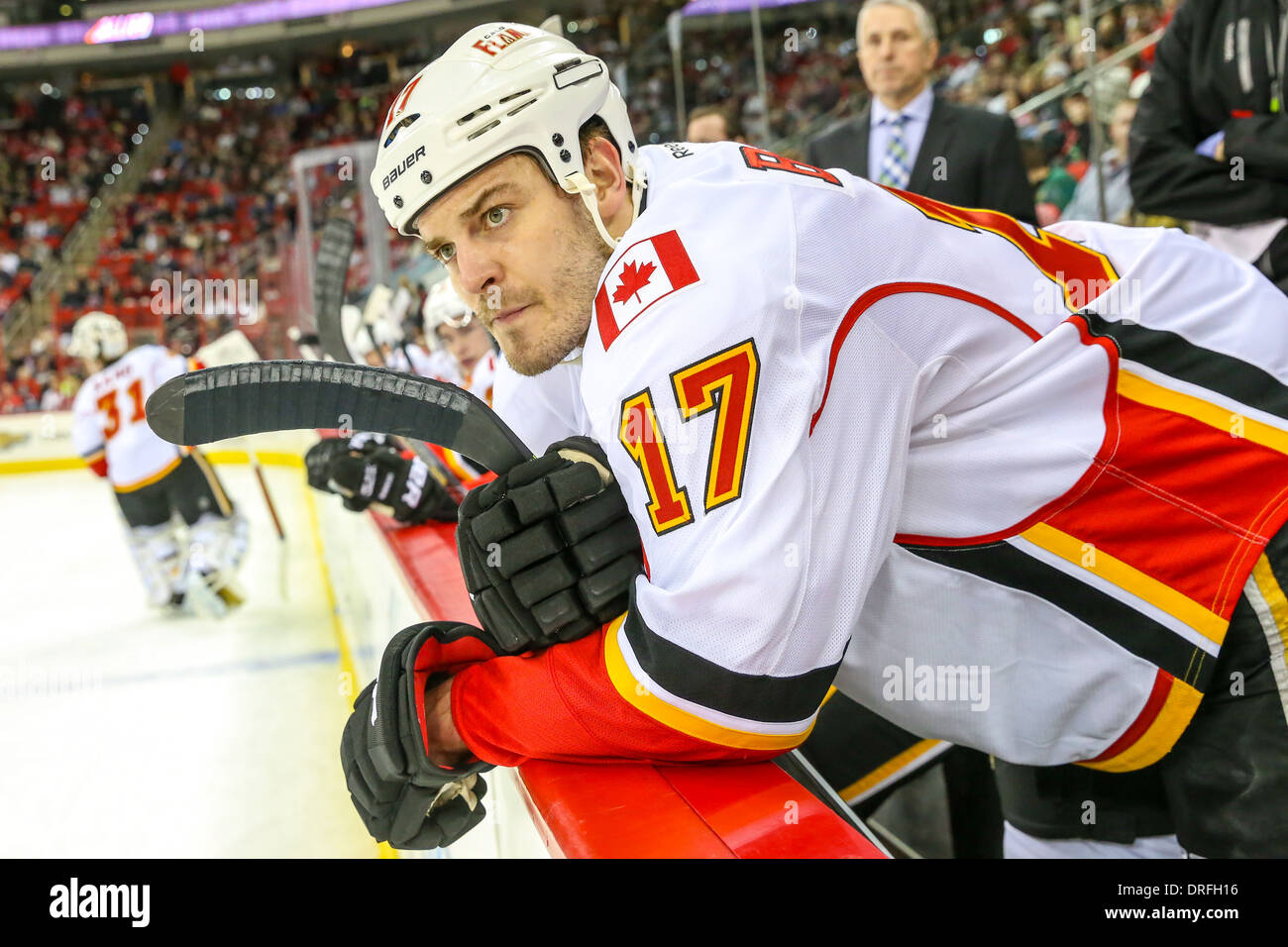 Calgary Flames left wing Lance Bouma Stock Photo - Alamy