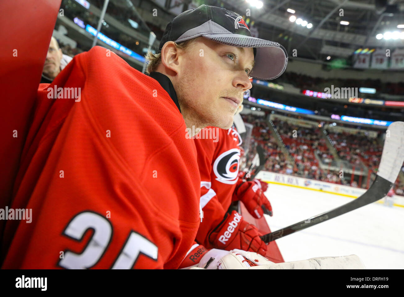 Carolina Hurricanes goalie Justin Peters Stock Photo - Alamy