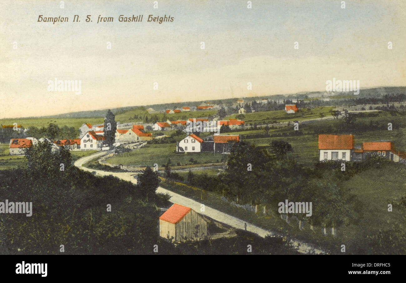 Canada - Nova Scotia - Hampton Stock Photo - Alamy