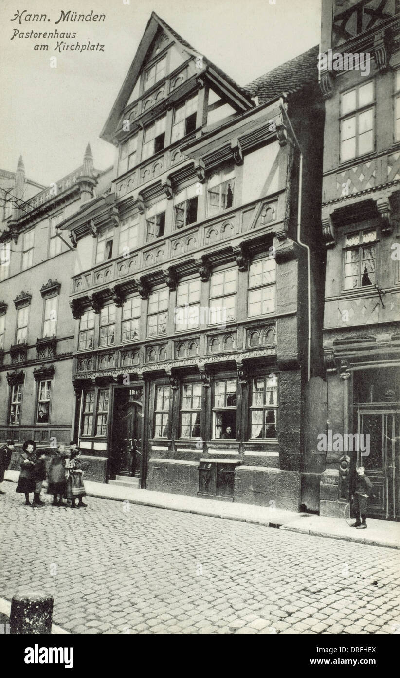 Hann. Munden, Germany - Parsonage Stock Photo - Alamy