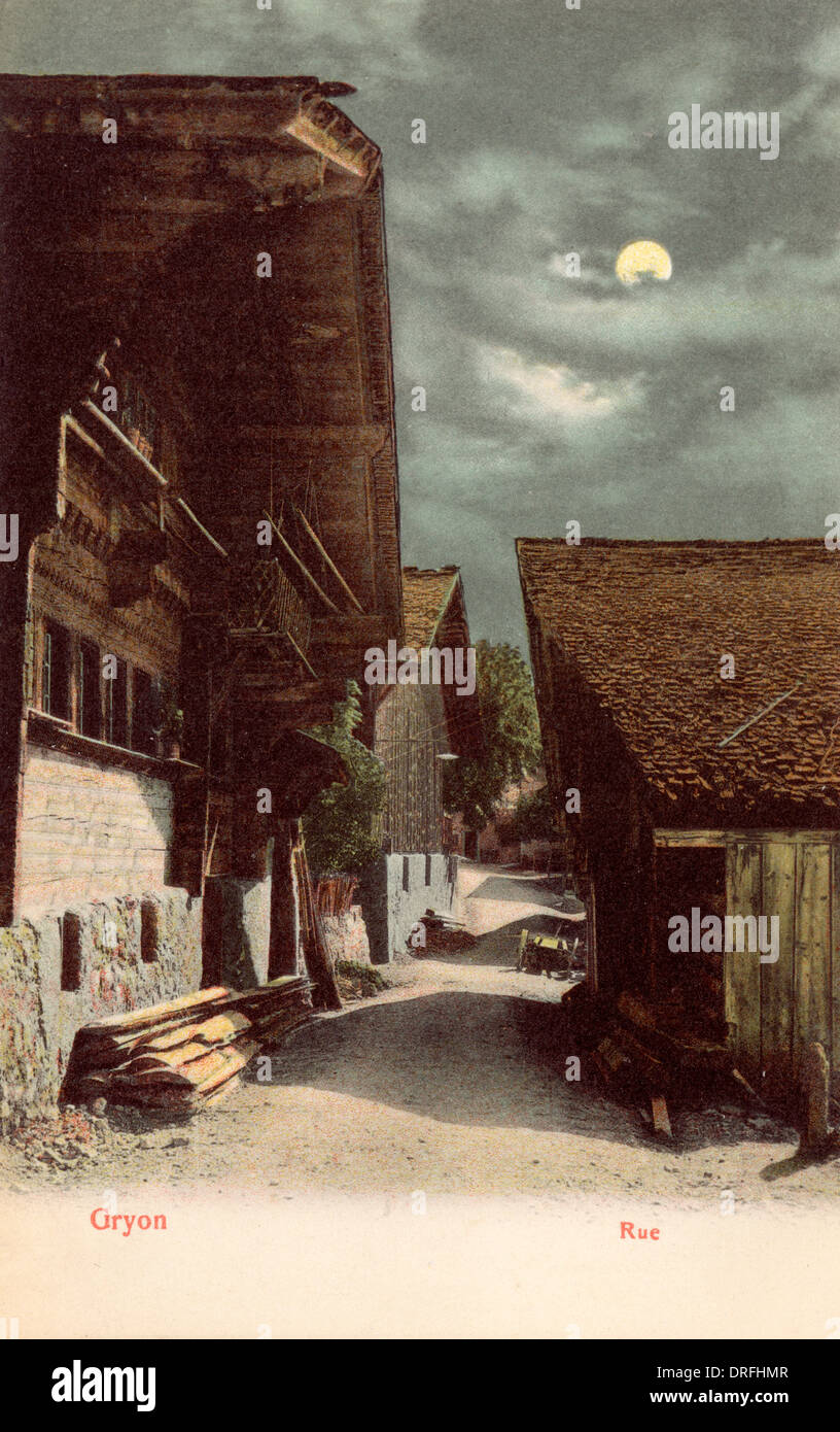 Gryon vaud hi-res stock photography and images - Alamy