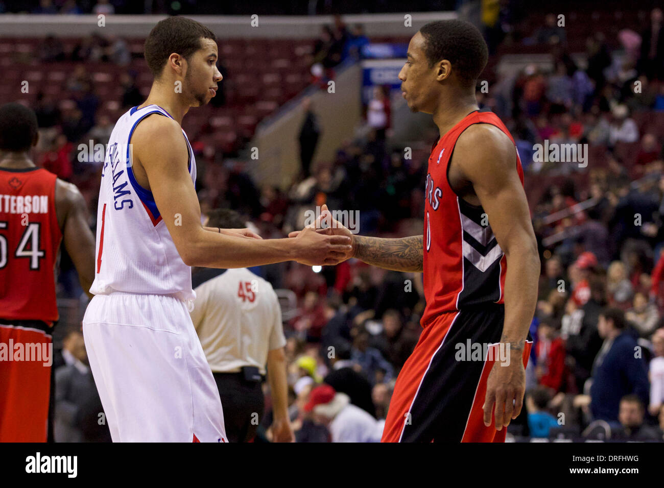 Philadelphia, Pennsylvania, USA. 24th Jan, 2014. Philadelphia 76ers ...