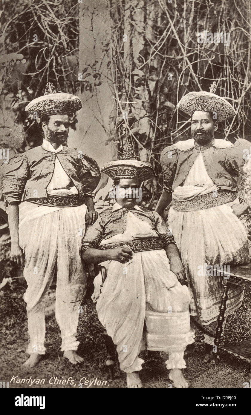 Kandyan Chiefs - Sri Lanka Stock Photo - Alamy