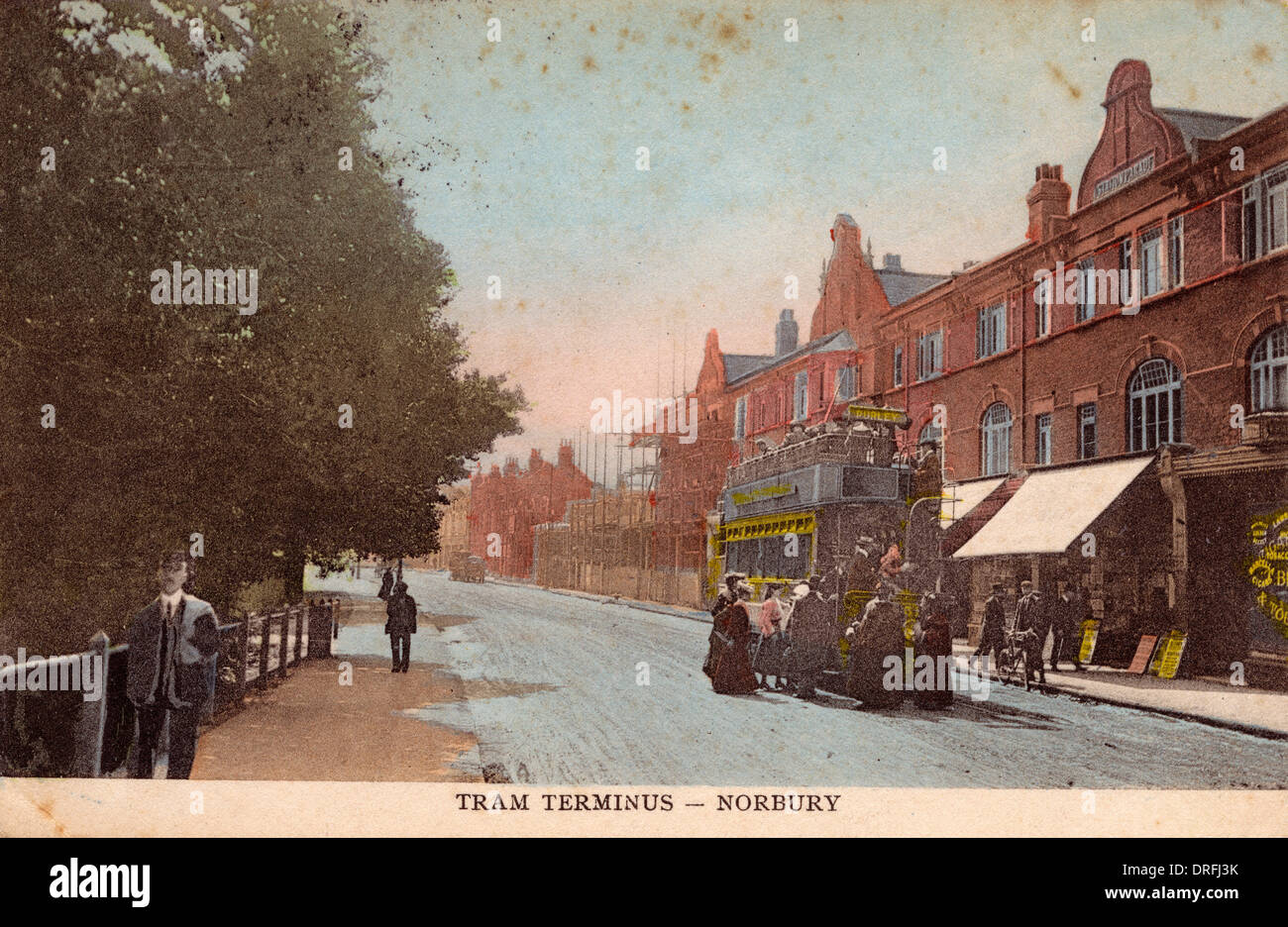 Norbury Tram Terminus Stock Photo - Alamy