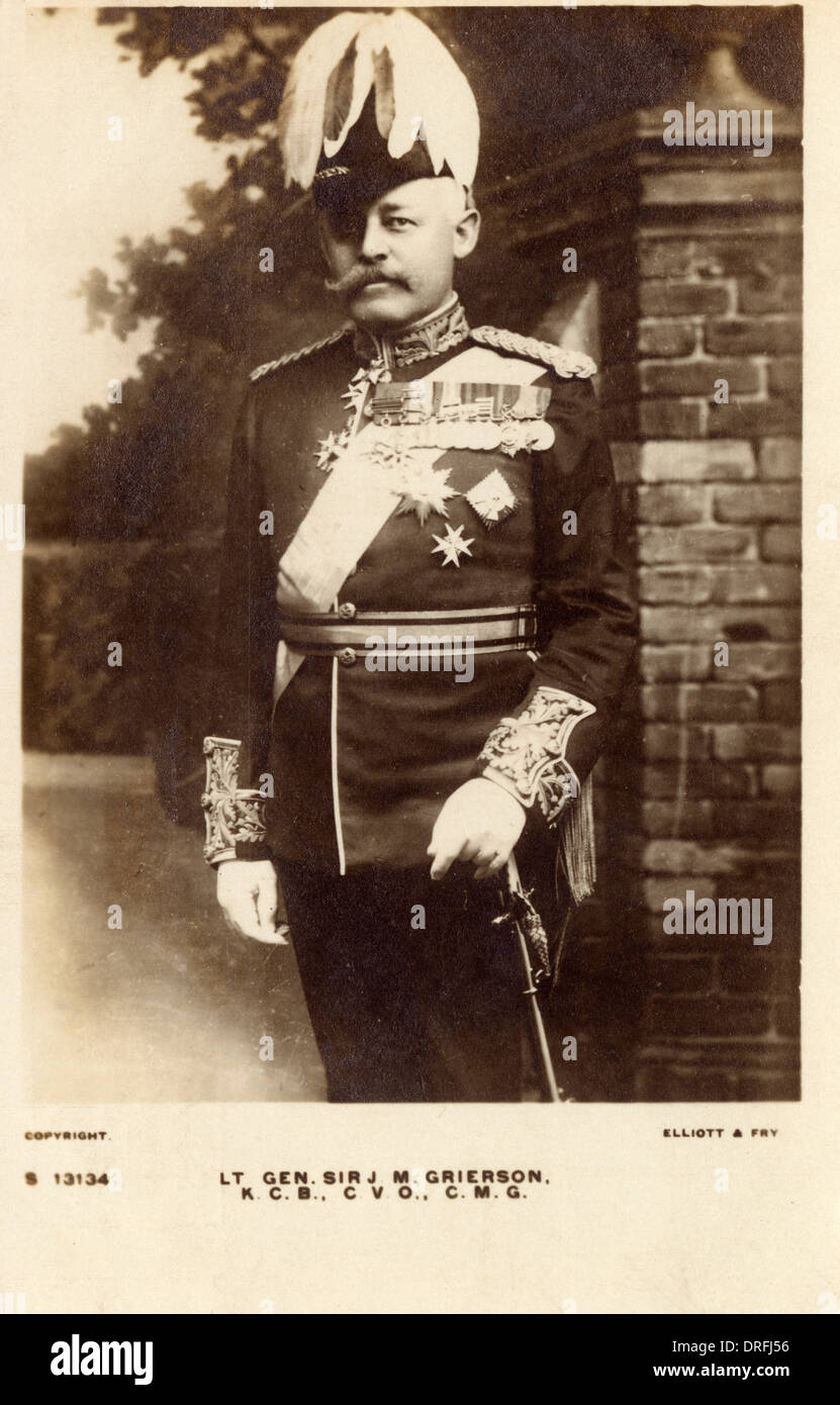 Lieutenant general sir james moncrieff grierson hi-res stock ...