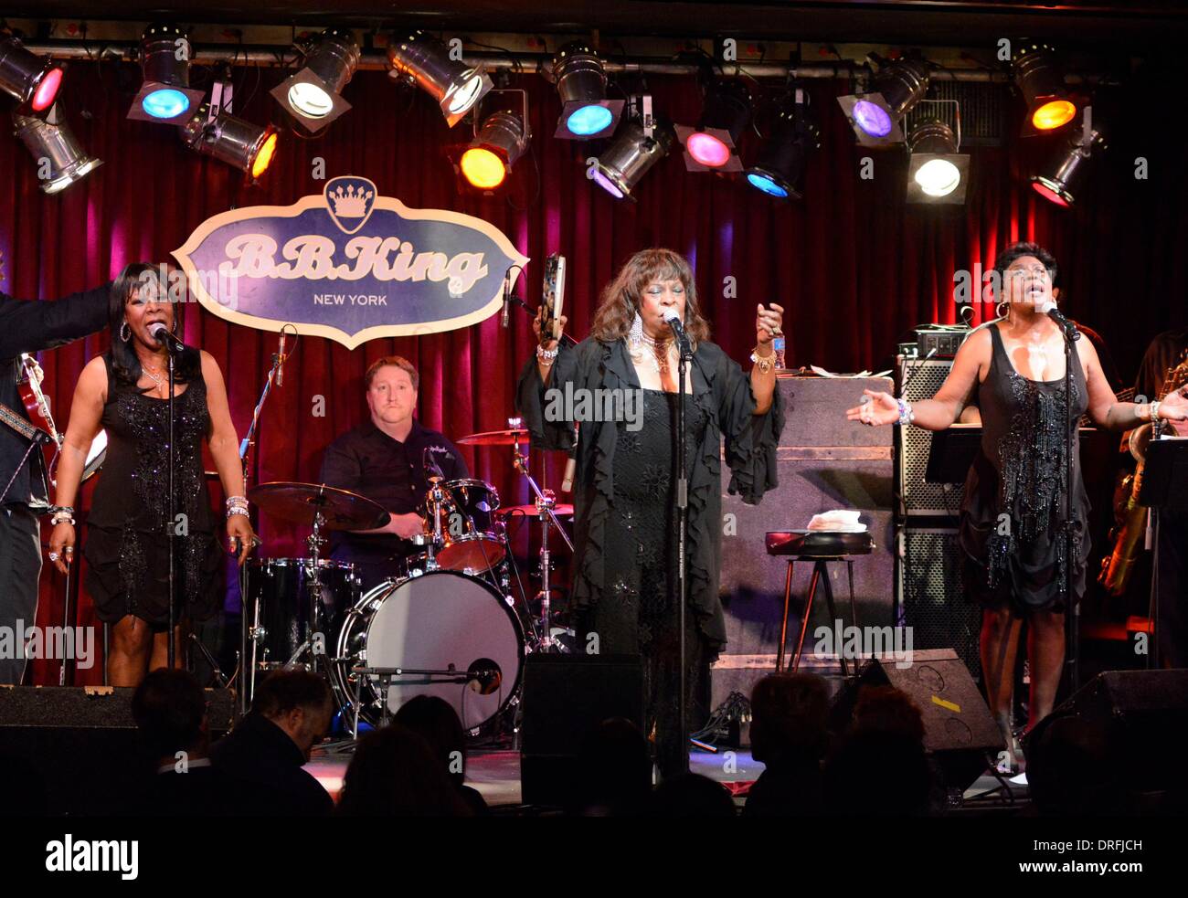 New York, NY, USA. 24th Jan, 2014. Martha Reeves and sisters Lois ...