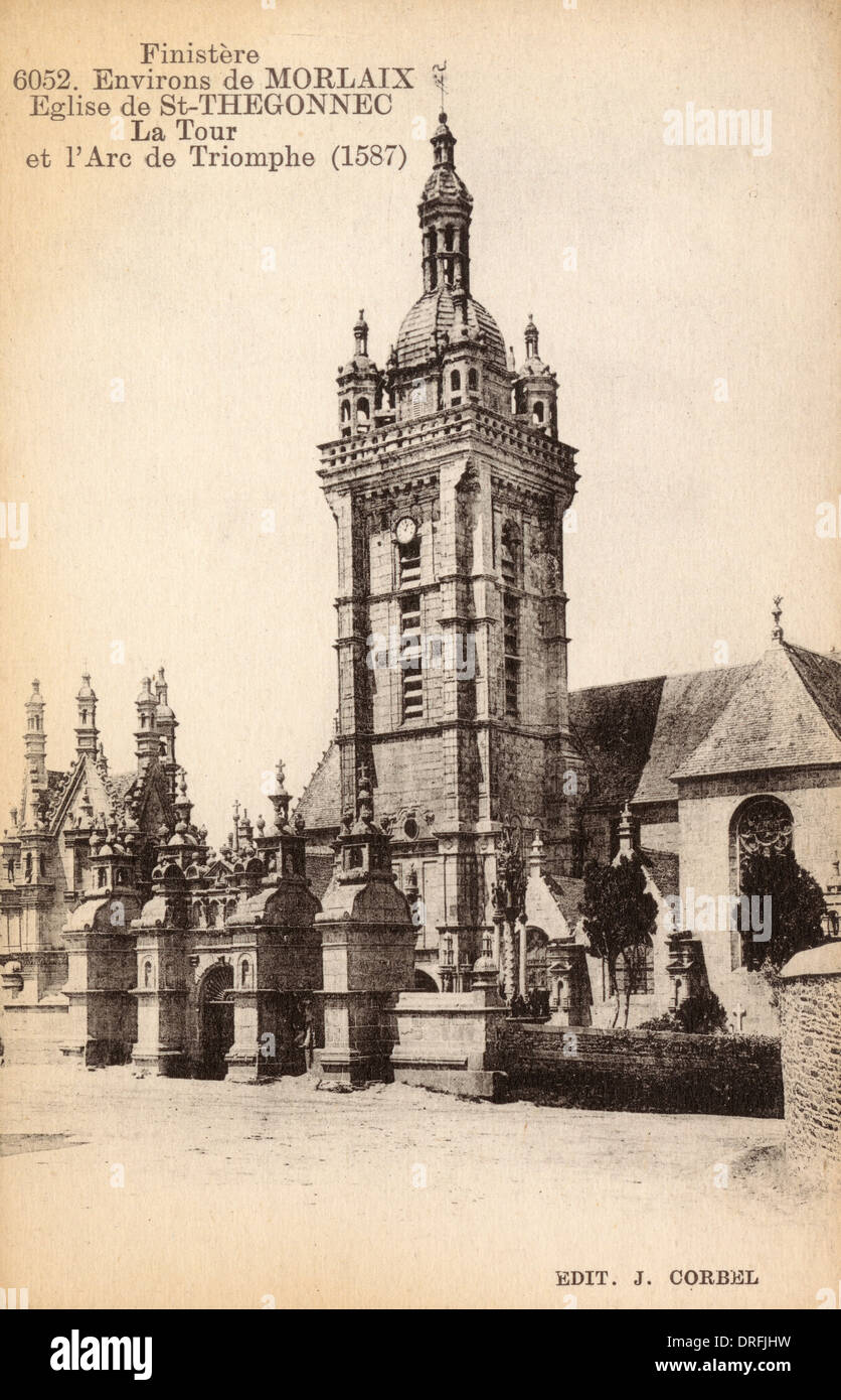 Saint-Thegonnec - Eglise de St Thegonnec Stock Photo - Alamy