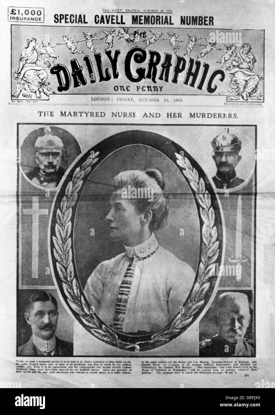 Edith Cavell special memorial issue, Daily Graphic Stock Photo - Alamy