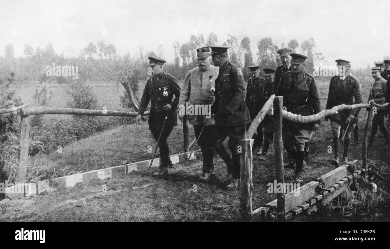 Field Marshal Sir John French with General Joffre Stock Photo - Alamy