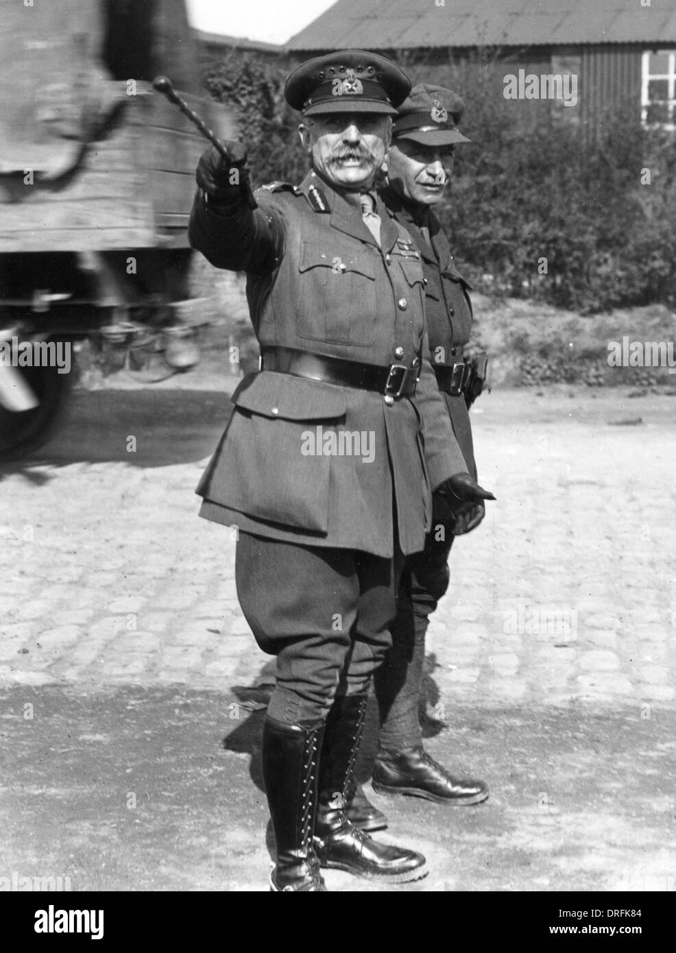 General Sir A Hunter-Weston and General R Pinney Stock Photo - Alamy