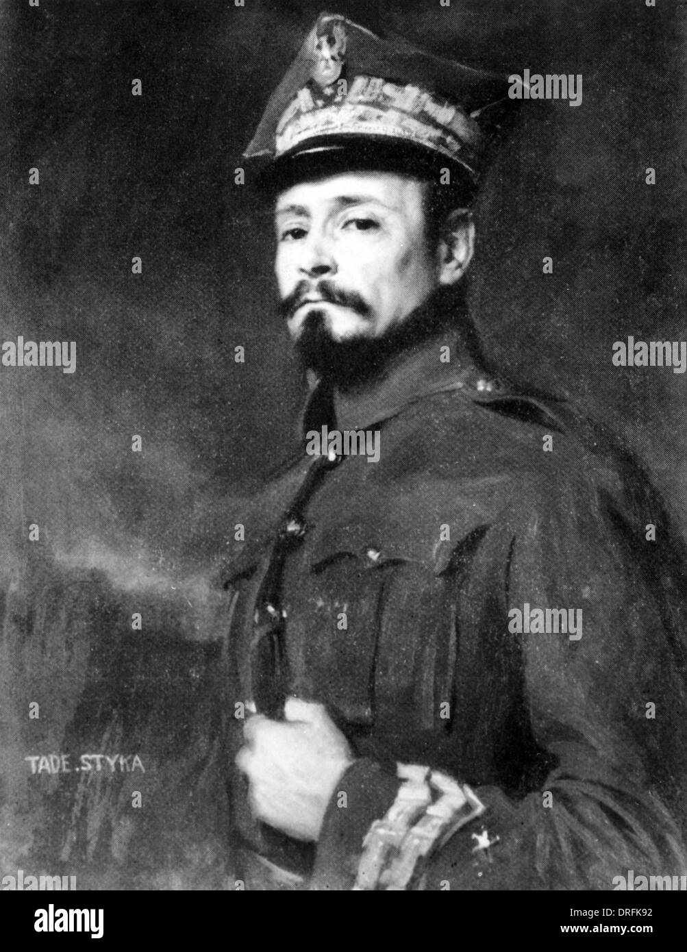 General Jozef Haller, Polish Army and Blue Army, WW1 Stock Photo - Alamy