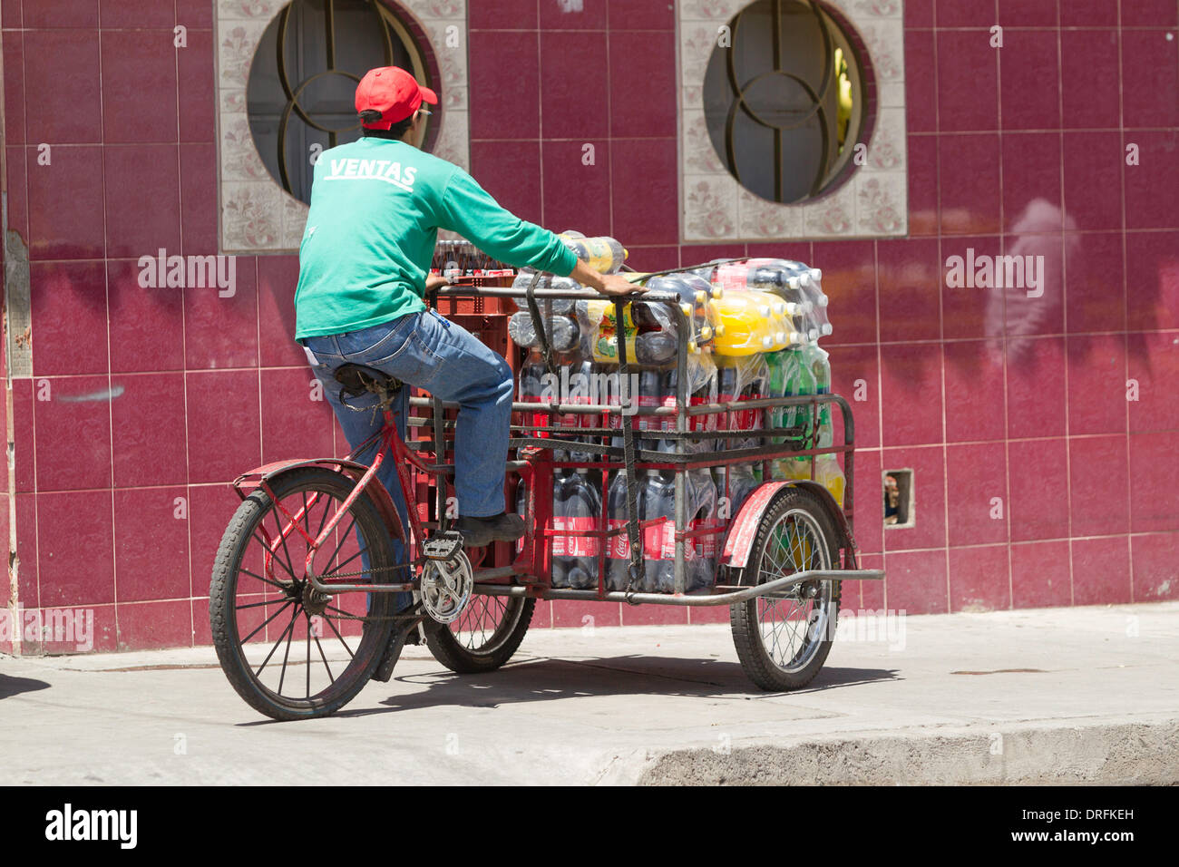 Coca Cola Products Being Delivered By Bicycle Style Carts Common ...