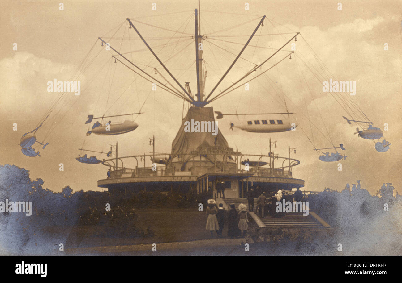 Maxim Flying Machine, Festival of Empire Exhibition Stock Photo - Alamy