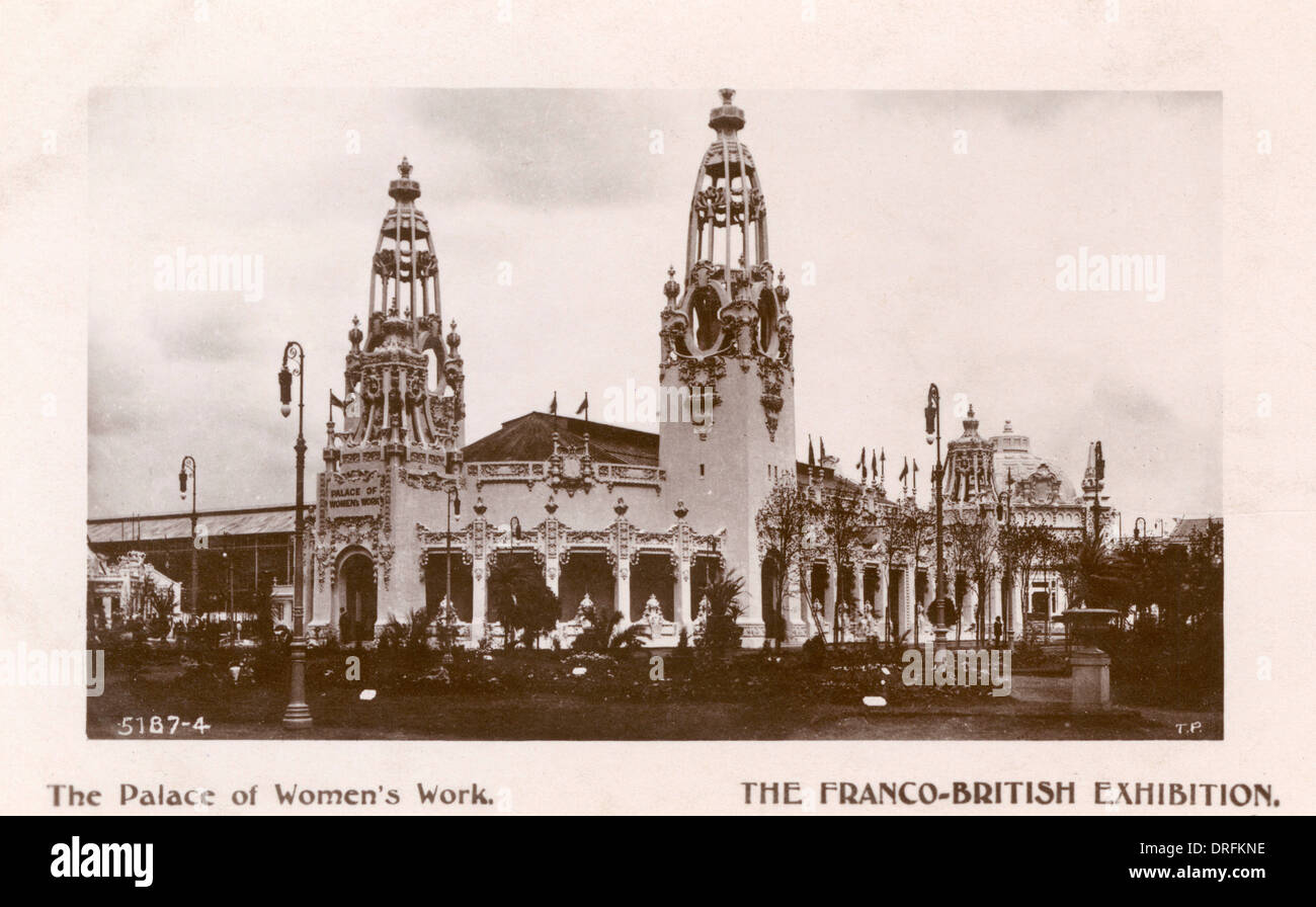 Palace of Women's Work, Franco-British Exhibition, London Stock Photo ...