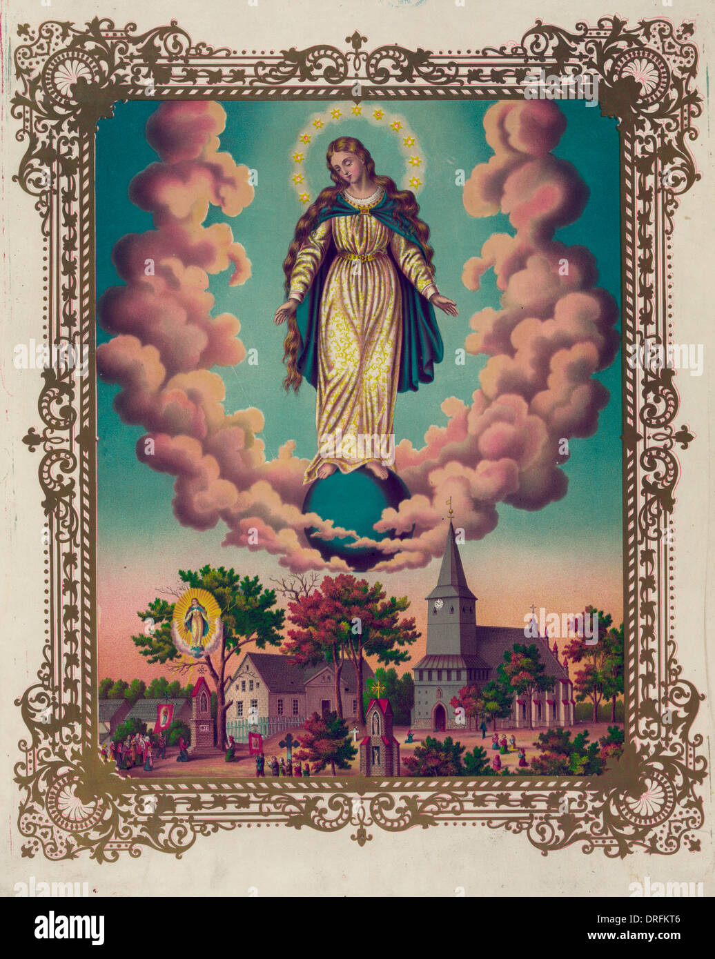 Miraculous manifestations of the Virgin Mary Stock Photo - Alamy