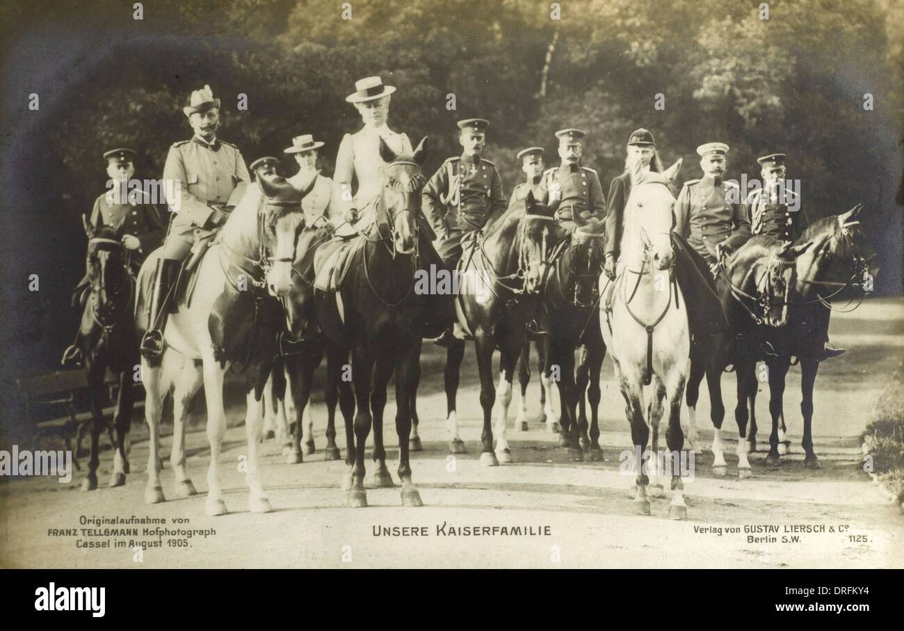 Kaiser wilhelm ii his family hi-res stock photography and images - Alamy