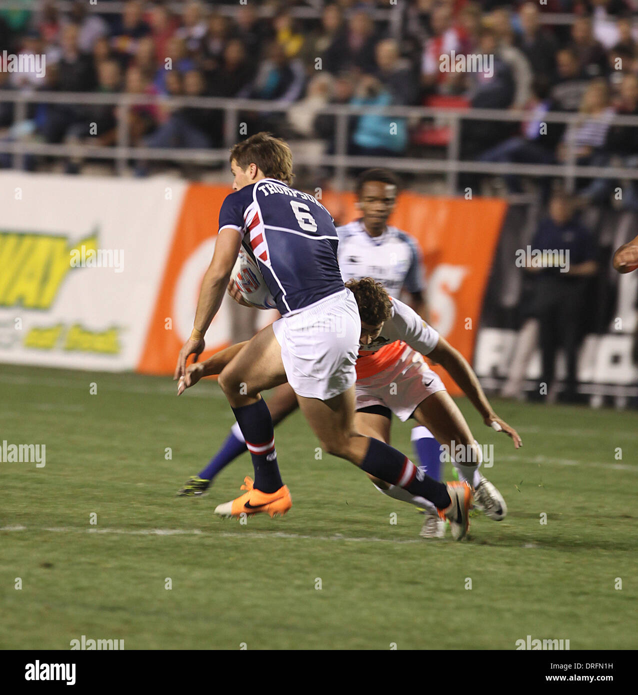 Las Vegas, Nevada, USA. 24th Jan, 2014. USA Rugby player Brett Thompson ...
