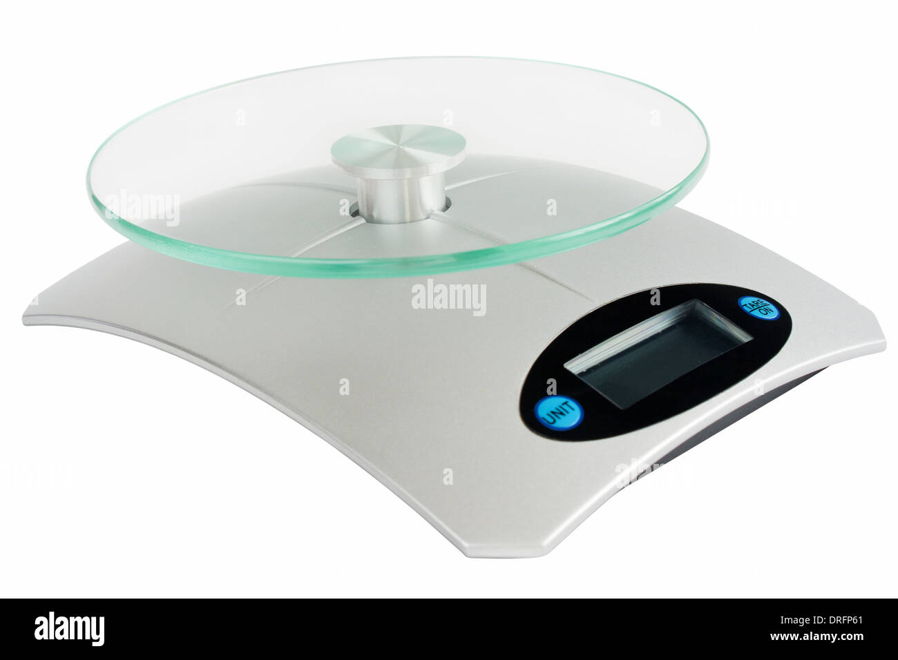 Kitchen scale isolated on white background Stock Photo - Alamy