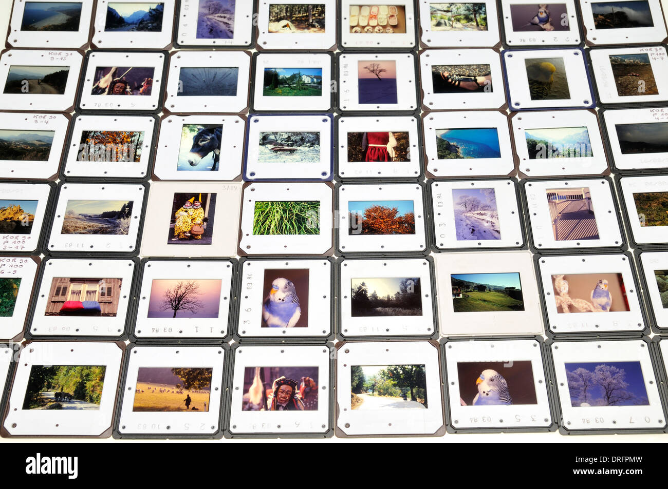 Color slides hi-res stock photography and images - Alamy