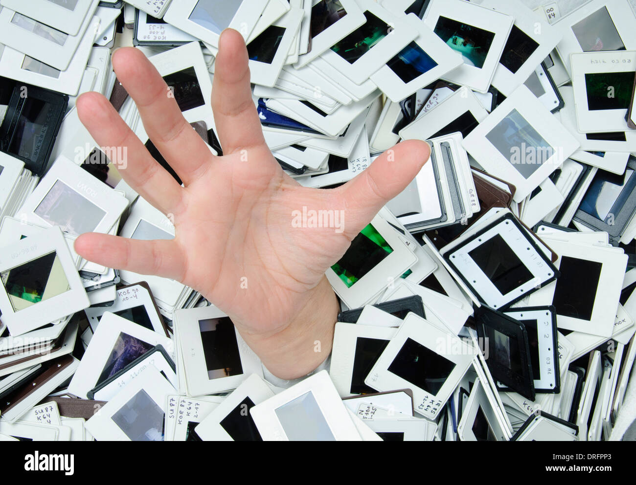 Help - too many slides Stock Photo - Alamy Help - too many slides Stock Photo - Alamy