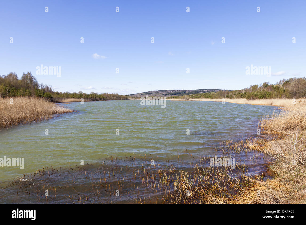 Open pit mine lake Stock Photo - Alamy
