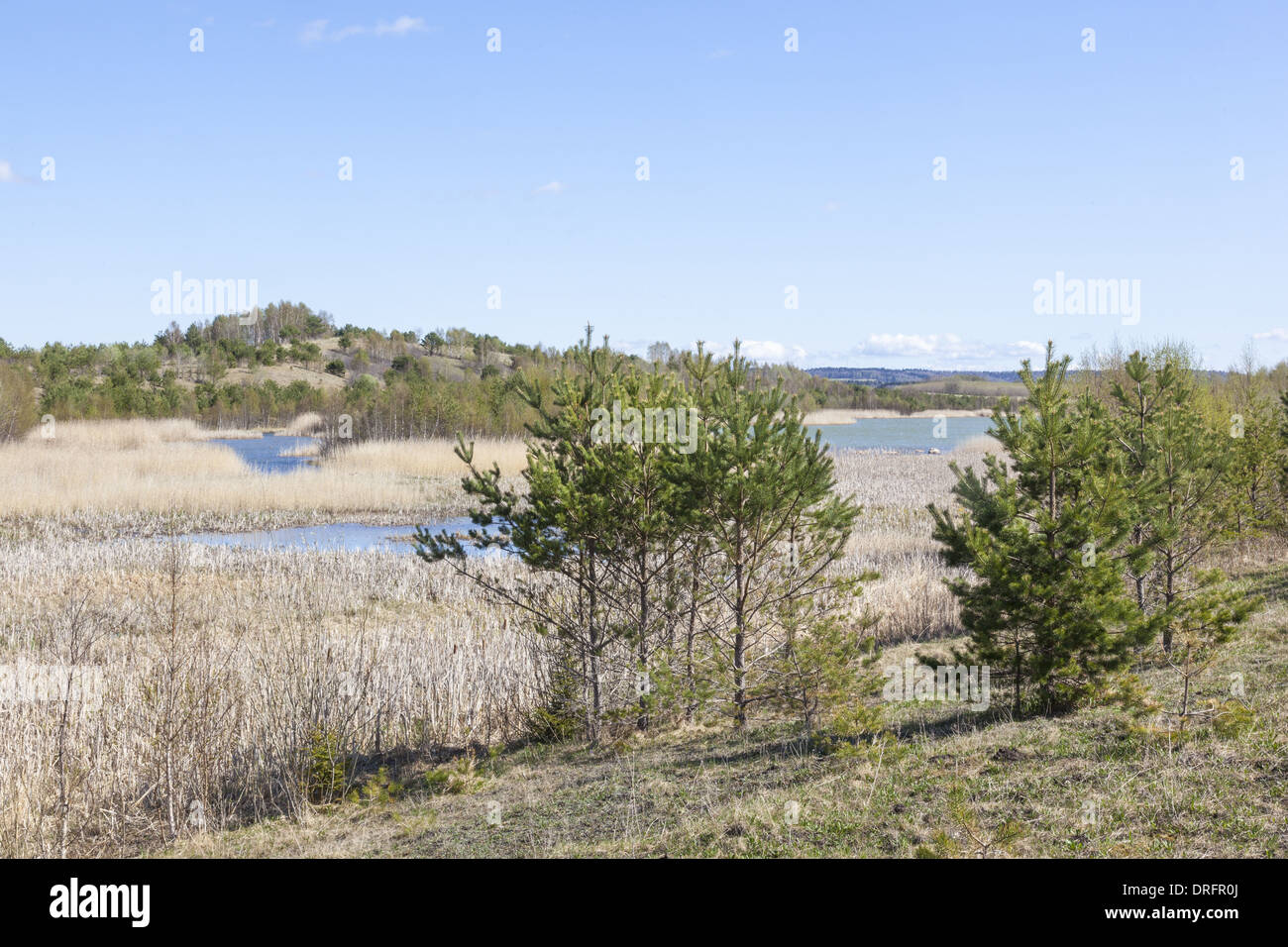 Open pit lake in Ranstad Stock Photo - Alamy