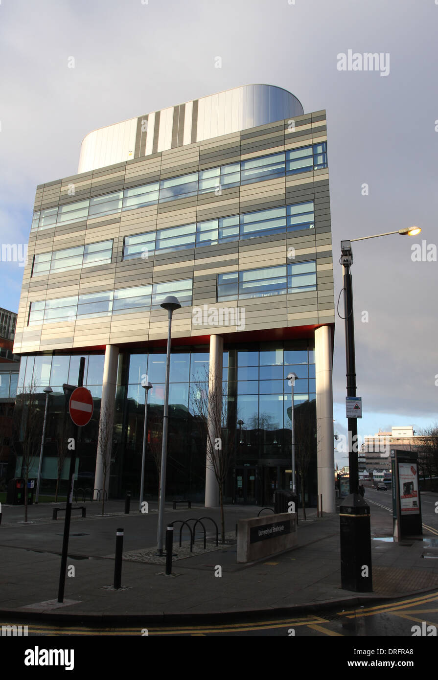 Exterior of University of Strathclyde Glasgow Scotland January 2014 ...