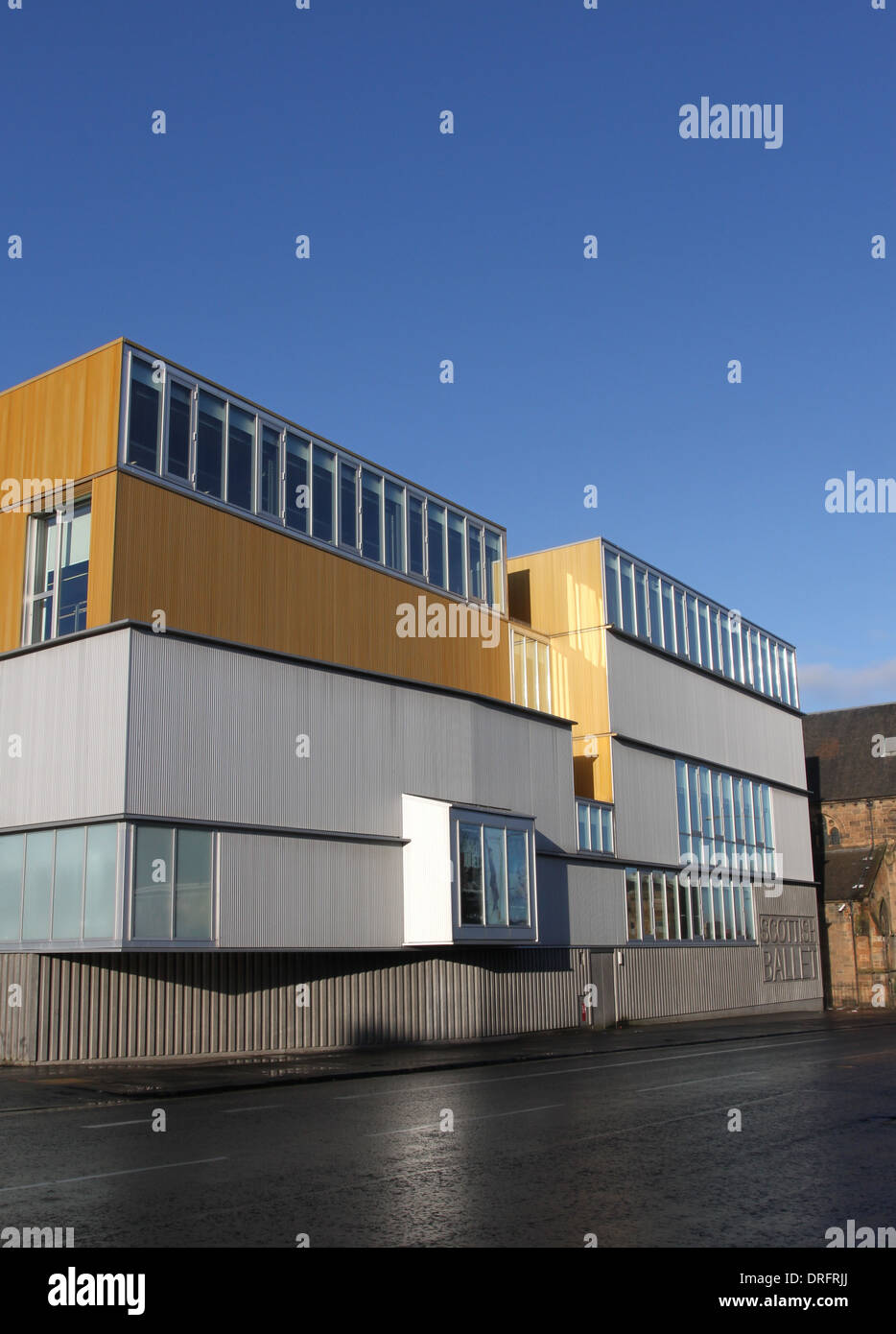 Exterior of Scottish Ballet Glasgow Scotland January 2014 Stock Photo ...