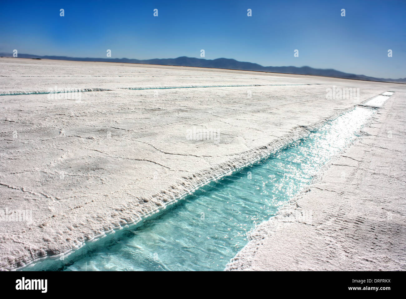A huge salt field in the north of Argentina Stock Photo - Alamy