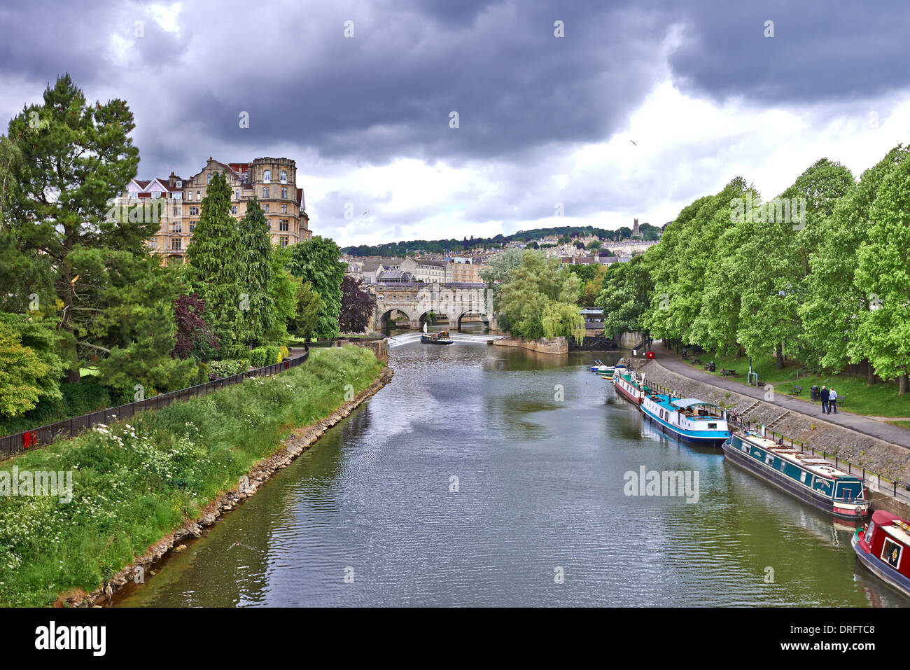 The River Avon in Bath is an English river in the south west of the ...