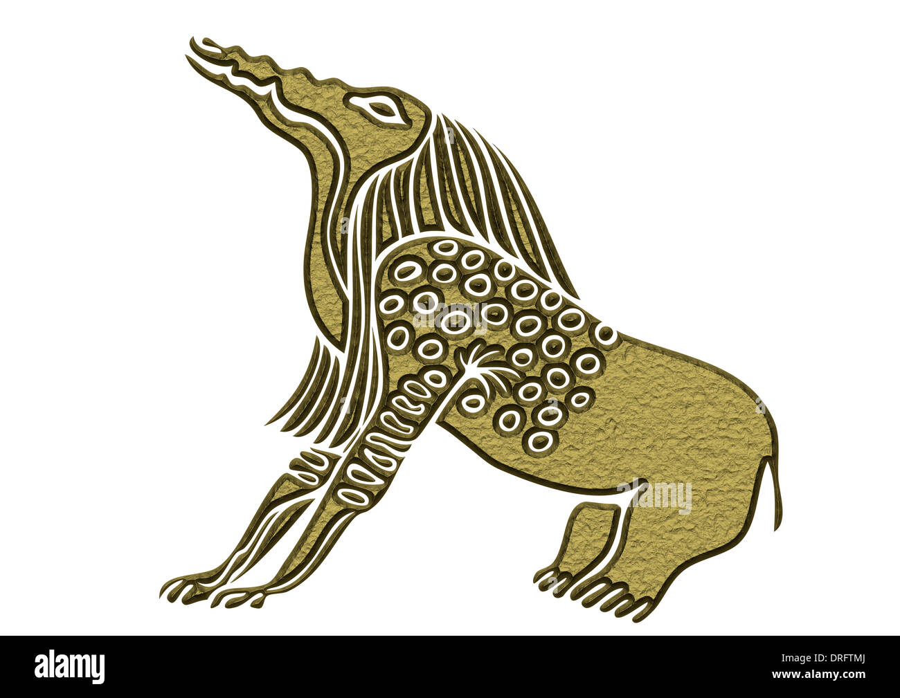 Bone Eater - mythical creature of the ancient Egypt Stock Photo - Alamy