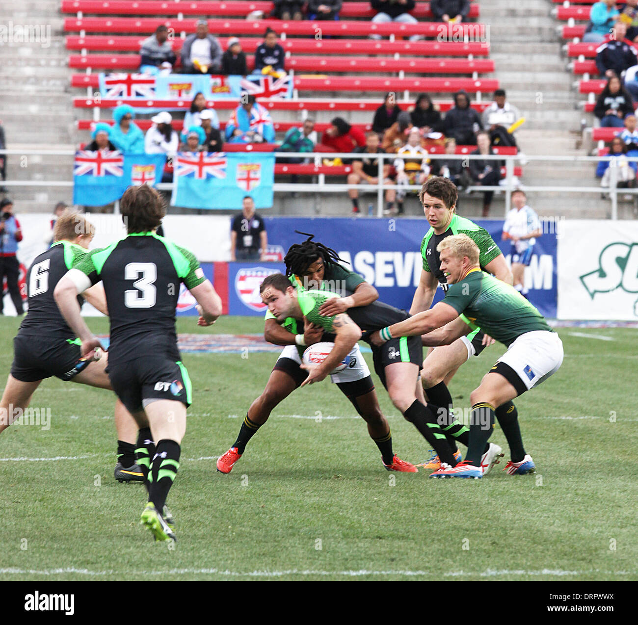 Las Vegas, Nevada, USA. 25th Jan, 2014. South Africa rugby players ...