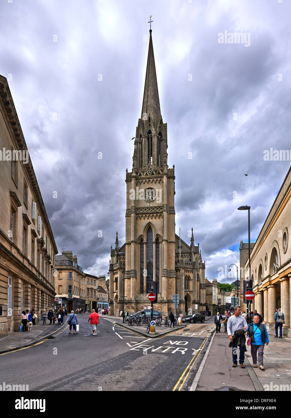 St Michael's Church, Bath Stock Photo - Alamy