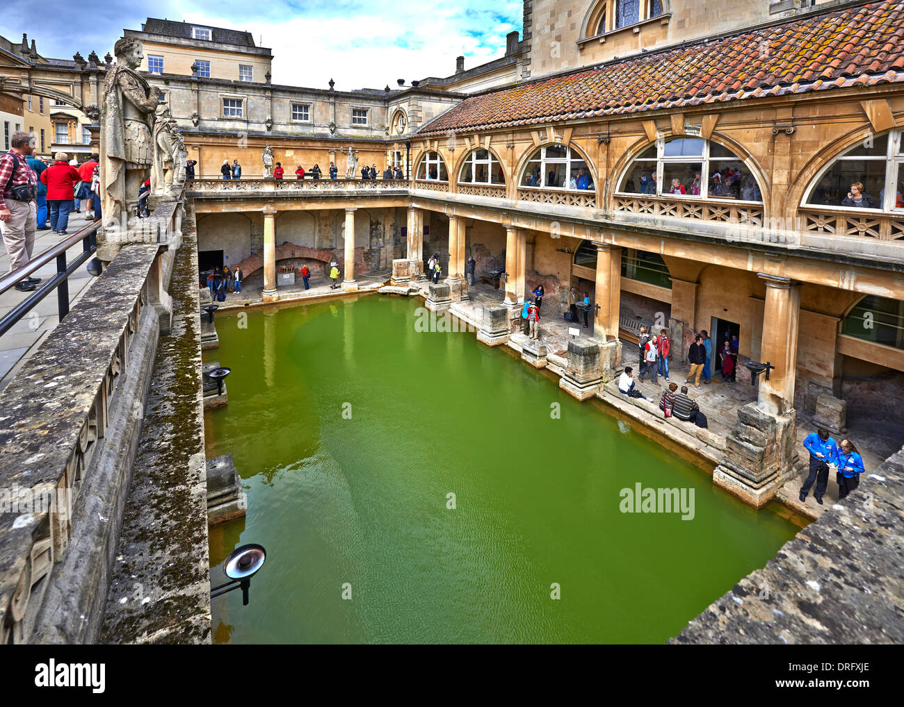 Roman baths complex, bath hi-res stock photography and images - Alamy