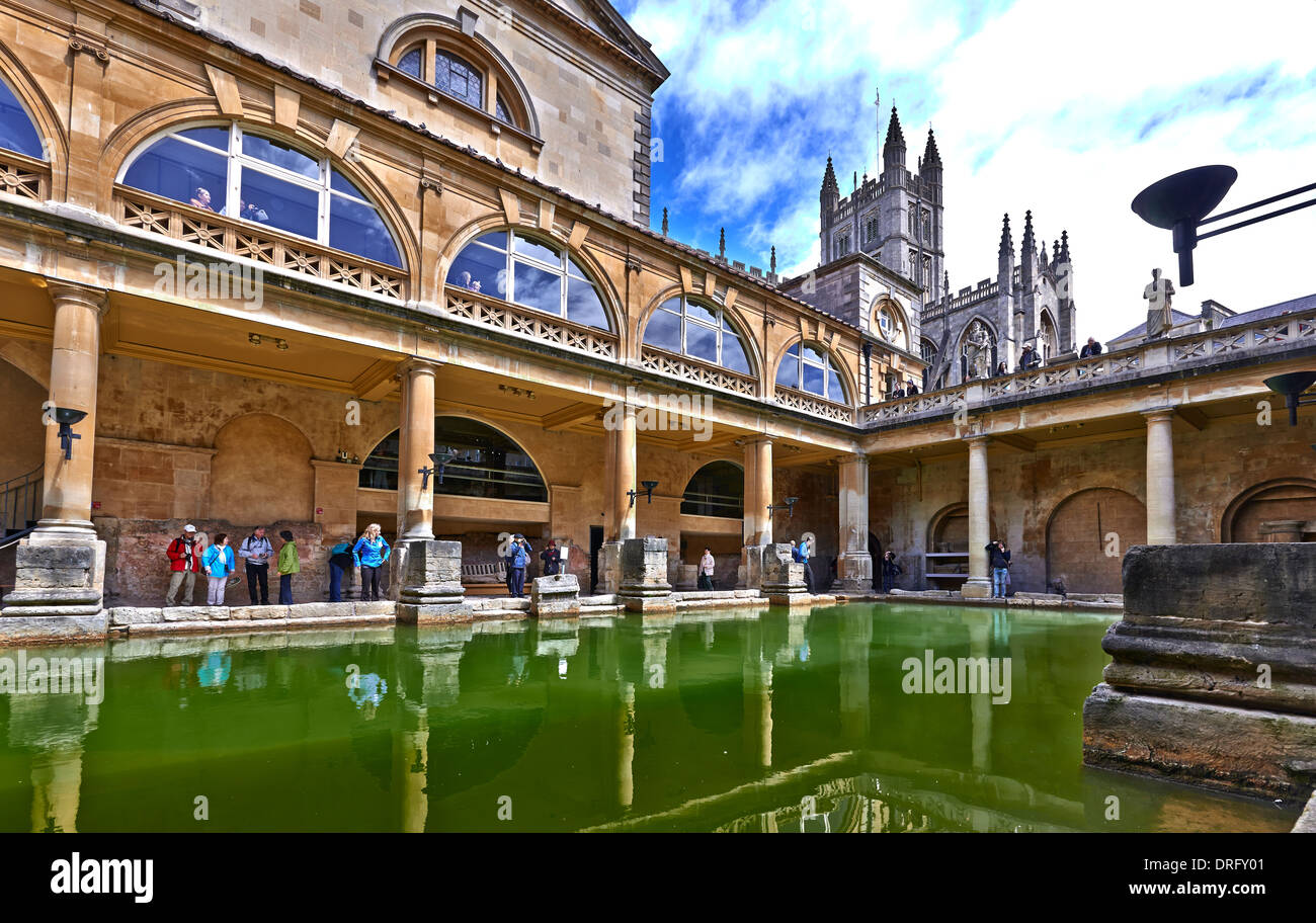Roman bath complex hi-res stock photography and images - Alamy
