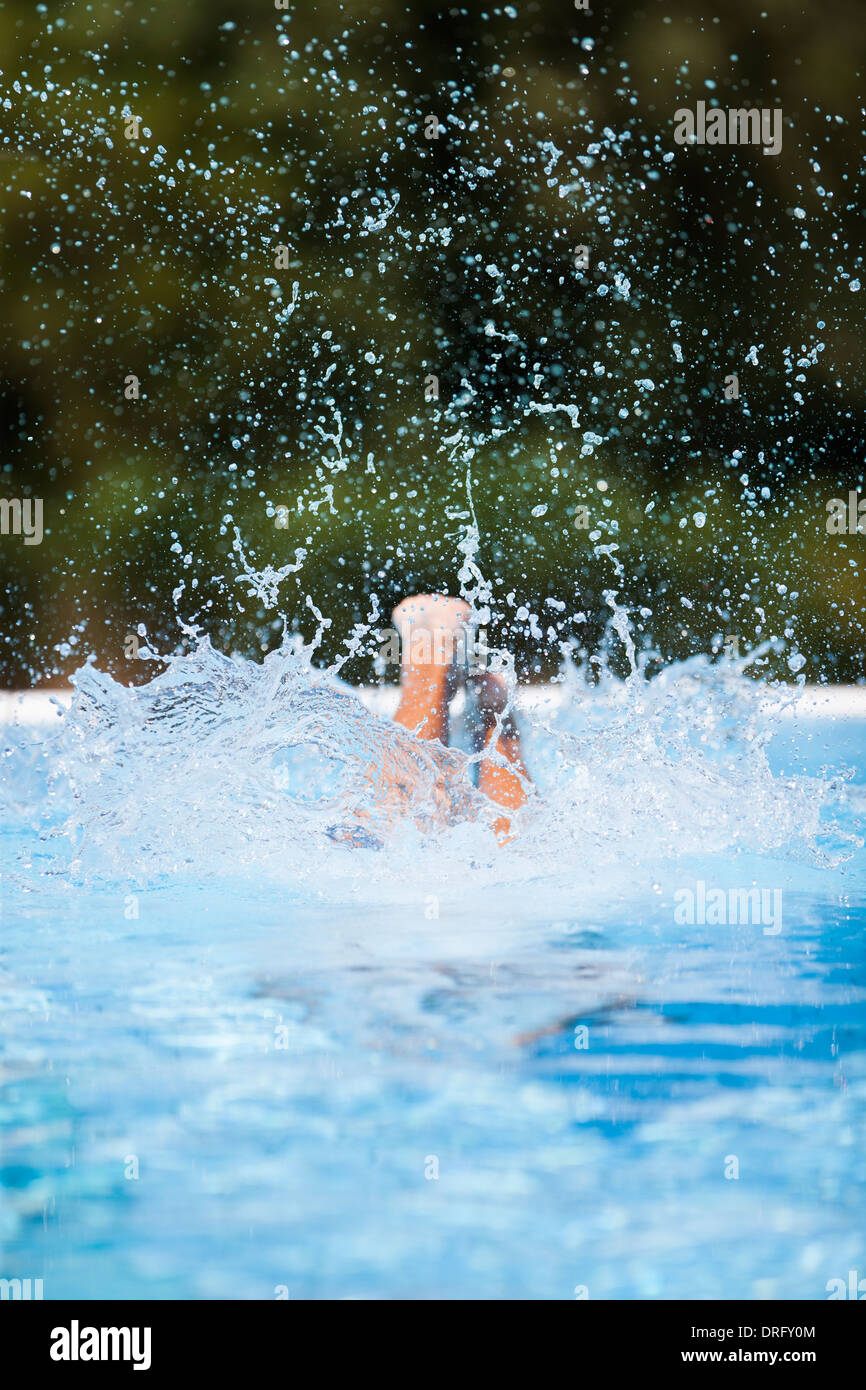 Diving Into Pool High Resolution Stock Photography and Images - Alamy
