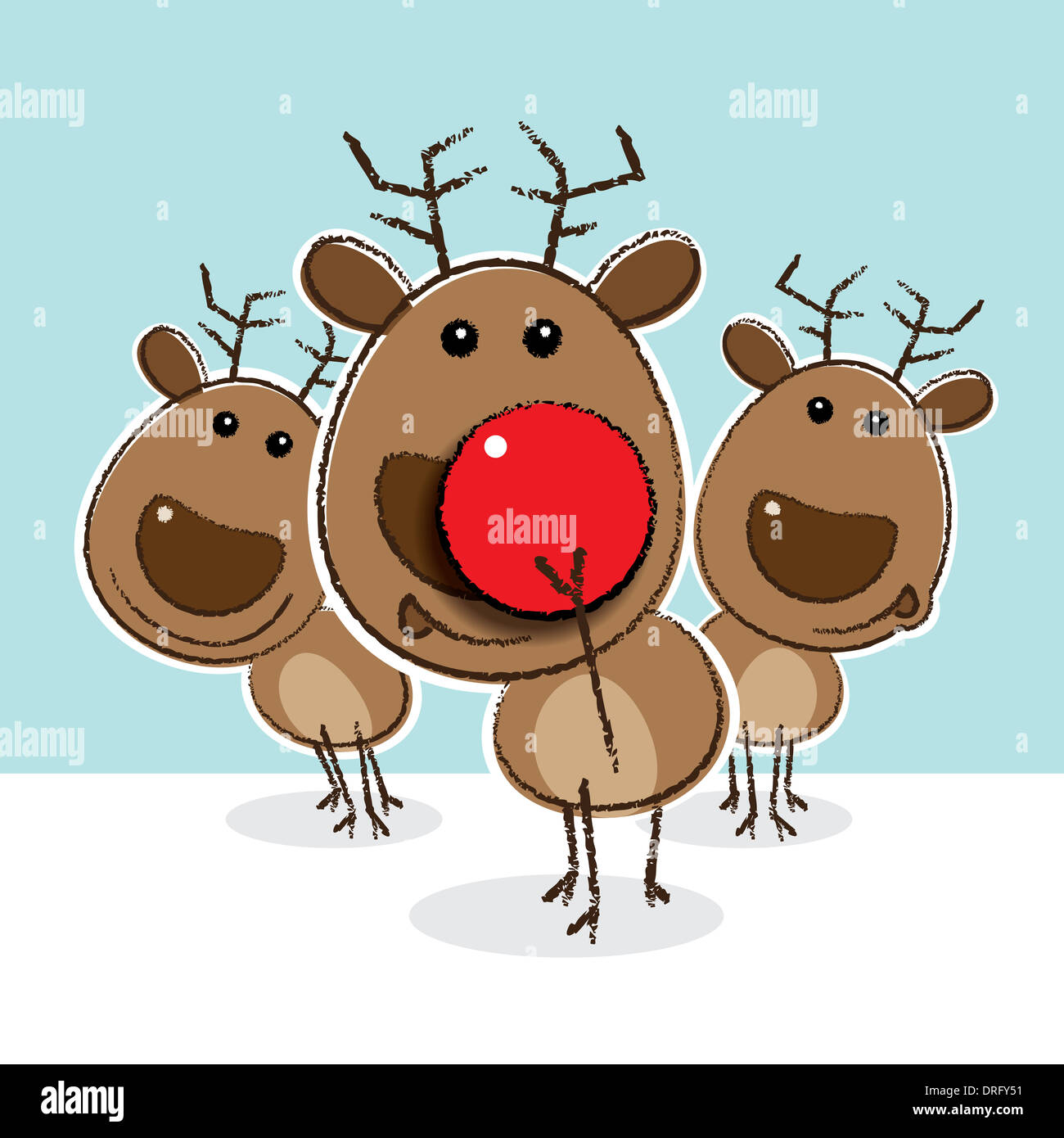 Cartoon red nose hi-res stock photography and images - Alamy